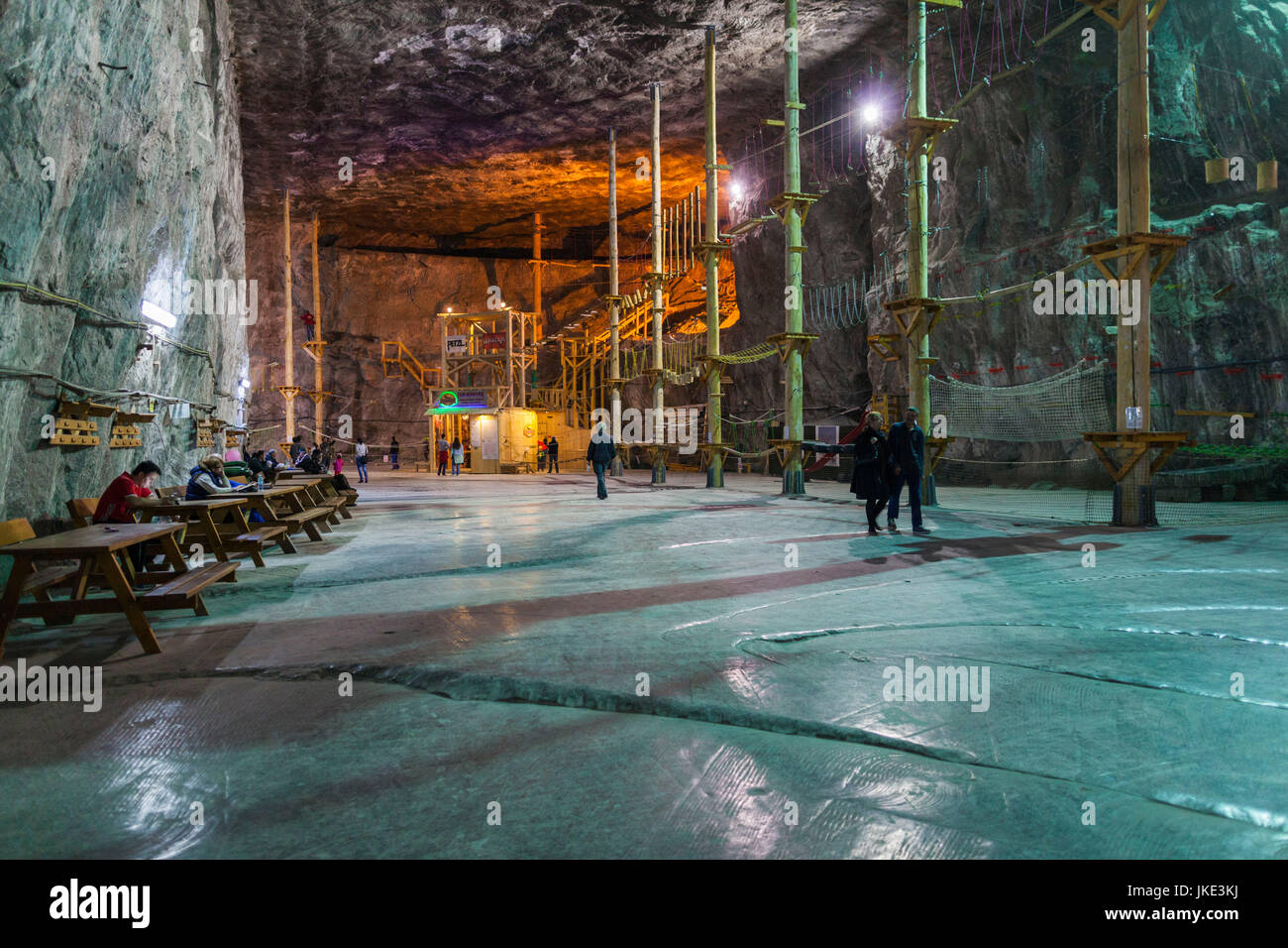 Romania, Transylvania, Praid, Praid Salt Mine, interior Stock Photo - Alamy