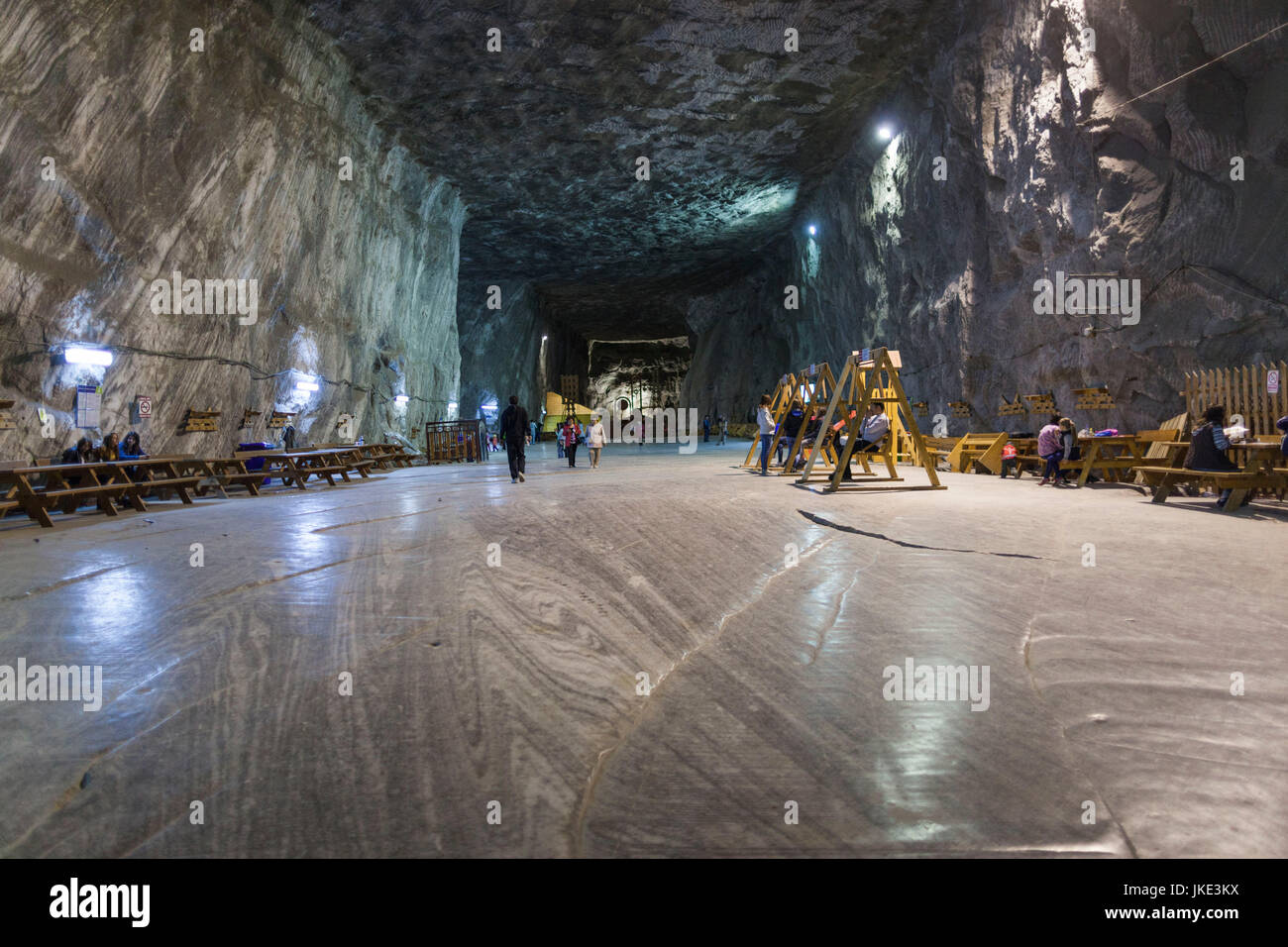 Romania, Transylvania, Praid, Praid Salt Mine, interior Stock Photo - Alamy