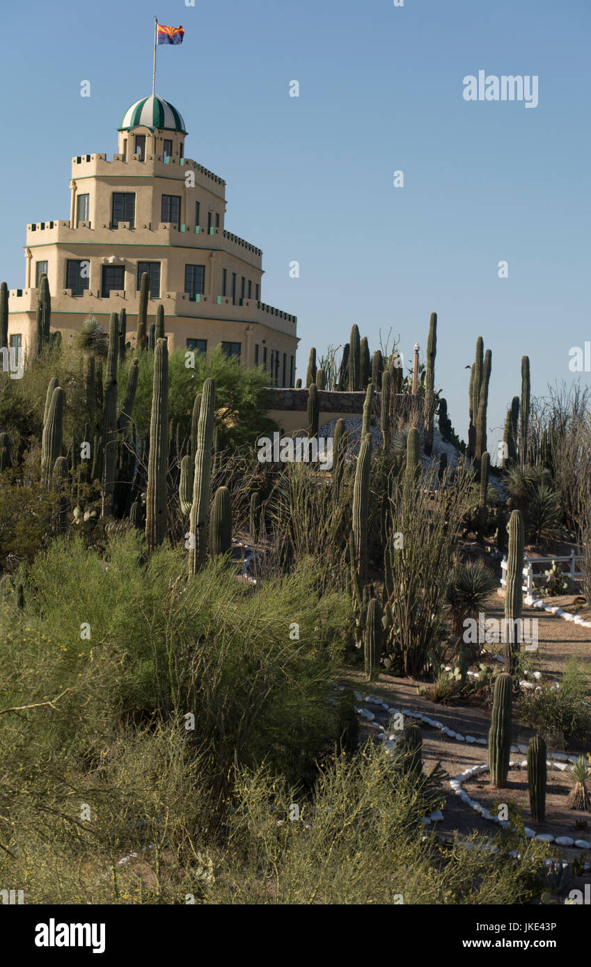 Tovrea Castle, a historic landmark in Phoenix, Arizona Stock Photo - Alamy