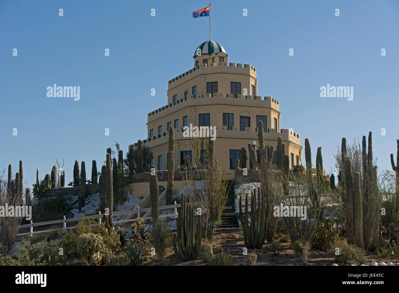 Tovrea Castle, a historic landmark in Phoenix, Arizona Stock Photo - Alamy