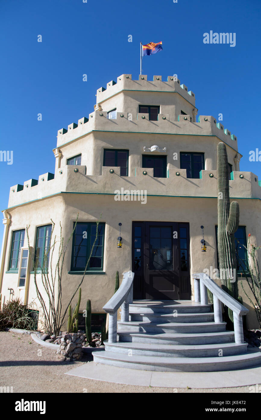 Tovrea Castle, a historic landmark in Phoenix, Arizona Stock Photo - Alamy