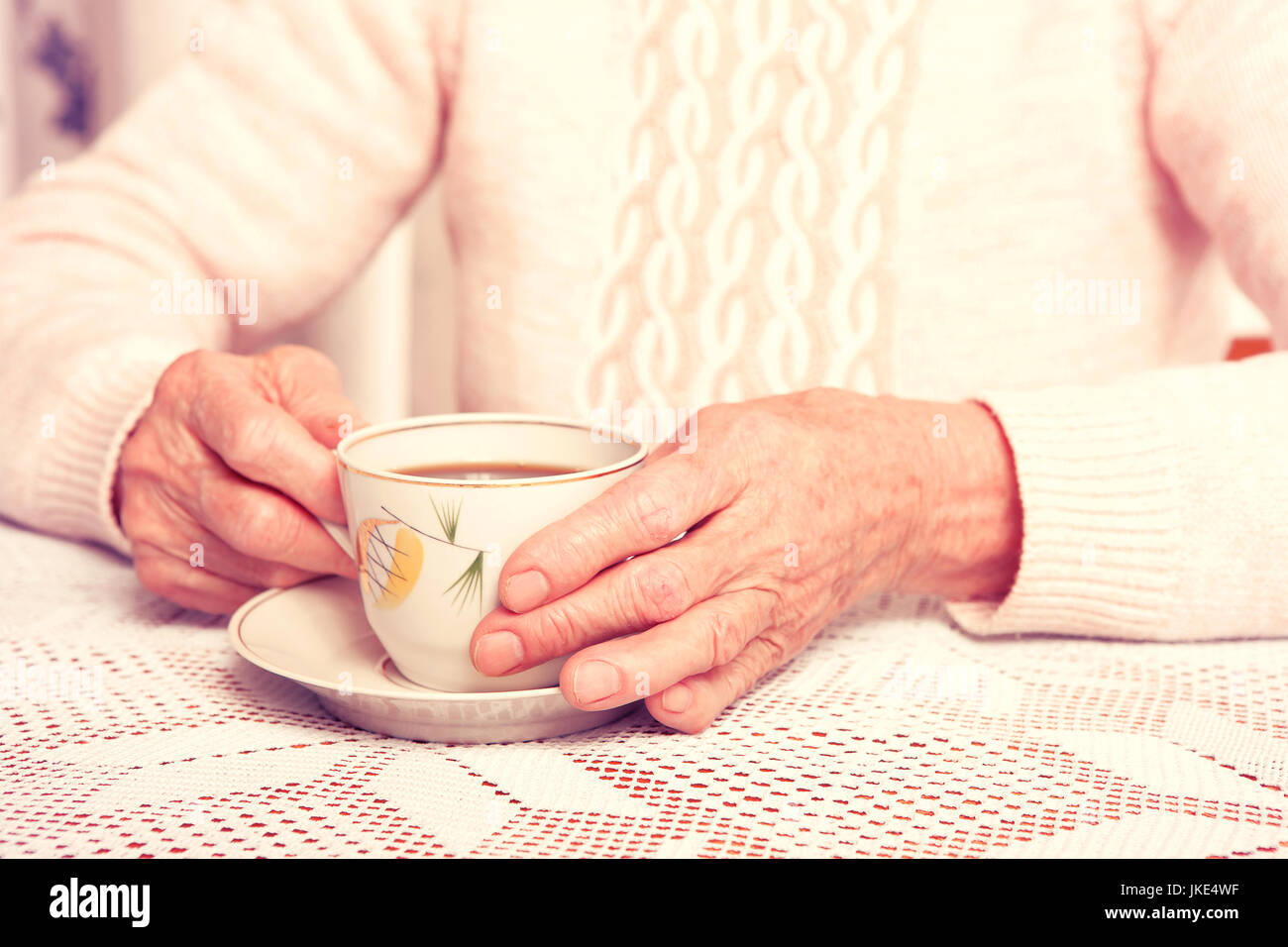 Elderly care tea hi-res stock photography and images - Alamy