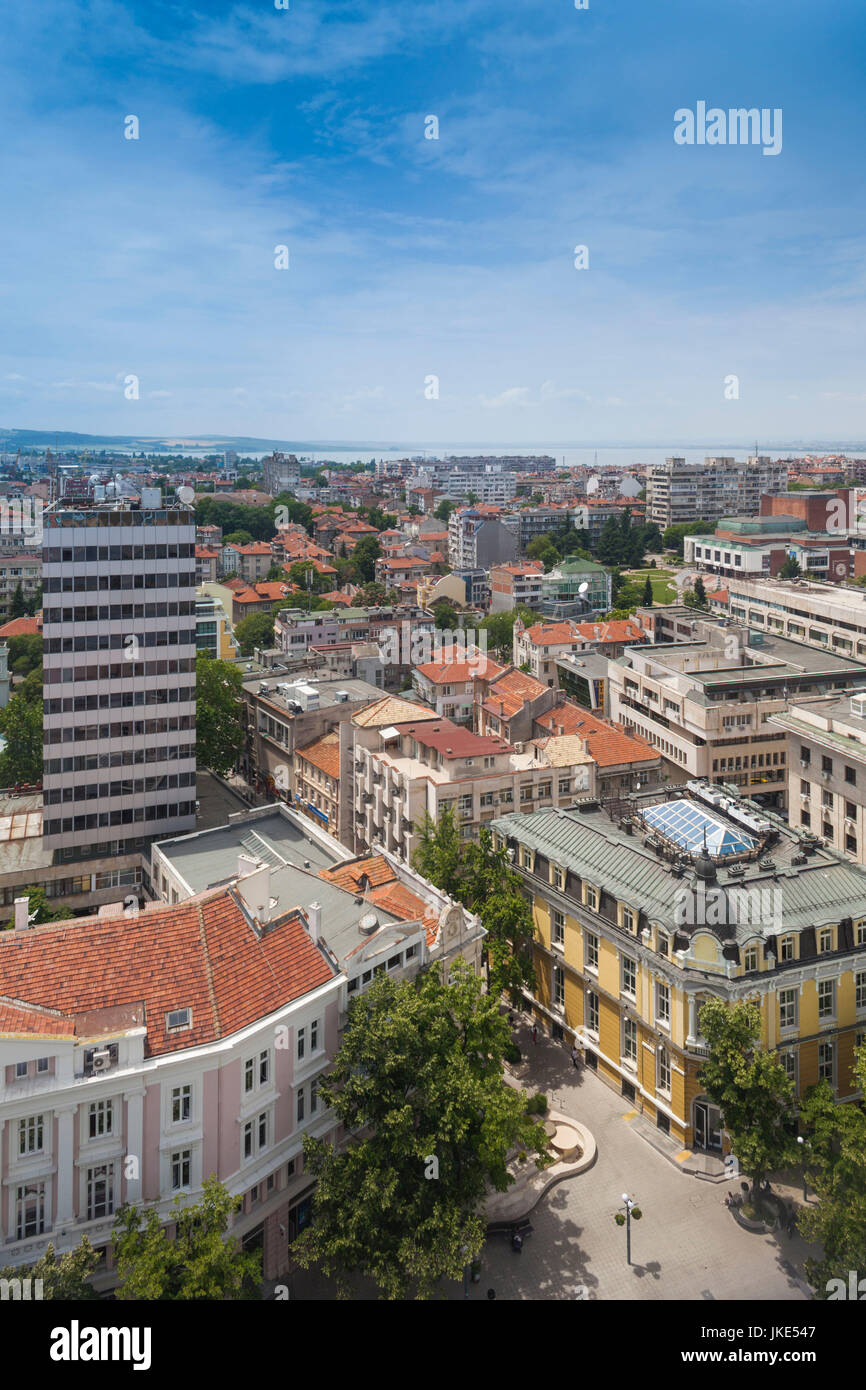 Bulgaria, Black Sea Coast, Burgas, elevated city view Stock Photo - Alamy