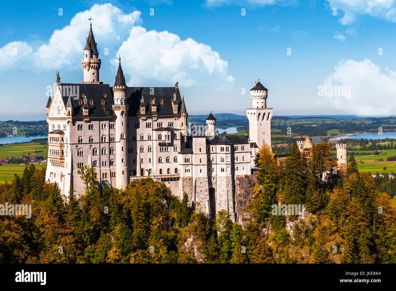 View of neuschwanstein castle hi-res stock photography and images - Alamy