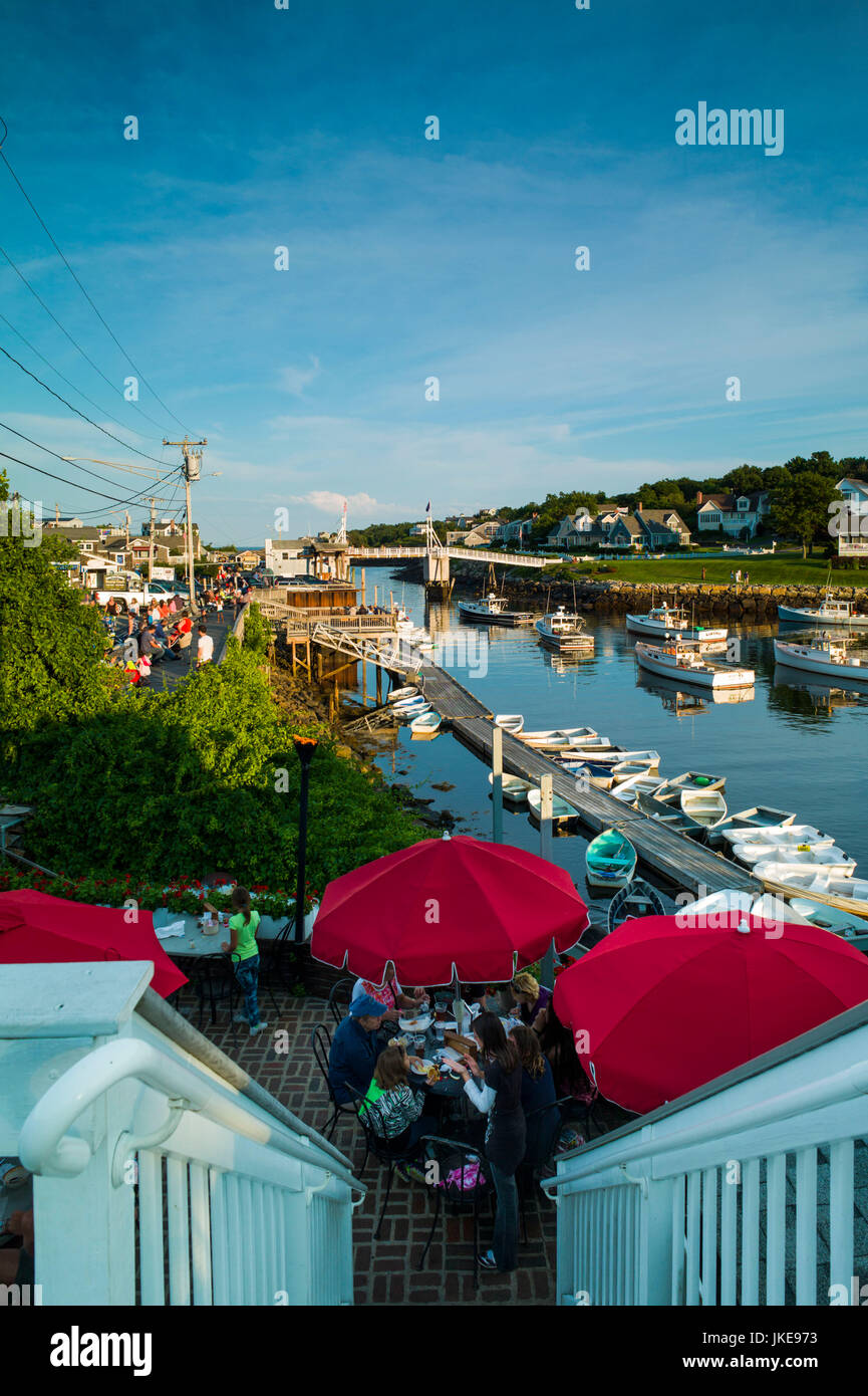 USA, Maine, Ogunquit, Perkins Cove, boat harbor Stock Photo - Alamy