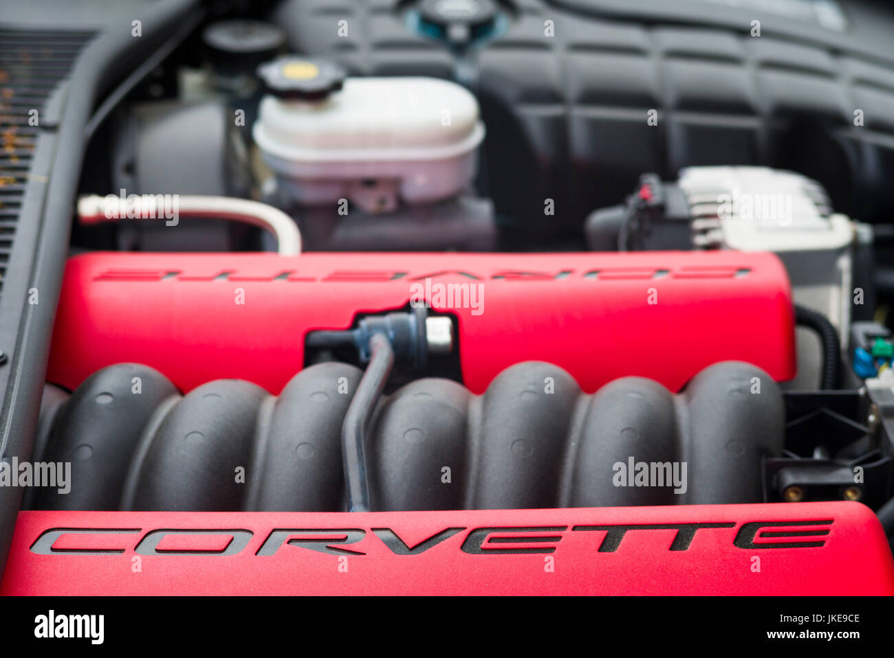 USA, Massachusetts, Cape Ann, Gloucester, Antique Car Show, late model ...