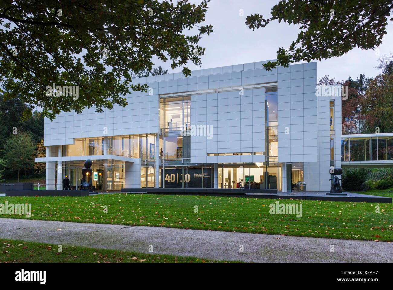 Germany, Baden-Wuerttemberg, Baden-Baden, Museum Frieder Burda, modern art museum, exterior ...