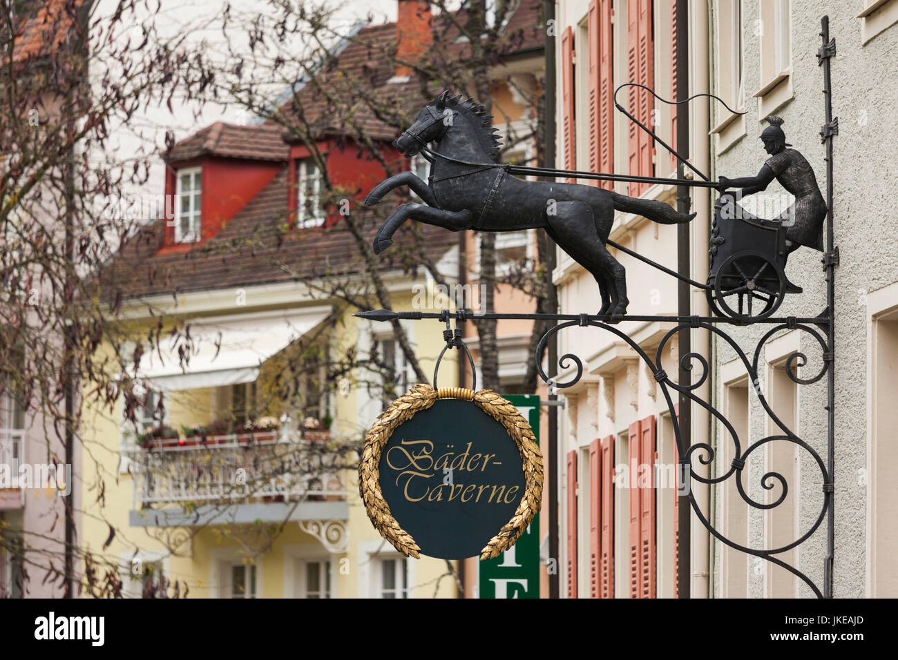 Germany, Baden-Wuerttemberg, Baden-Baden, cafe sign Stock Photo - Alamy