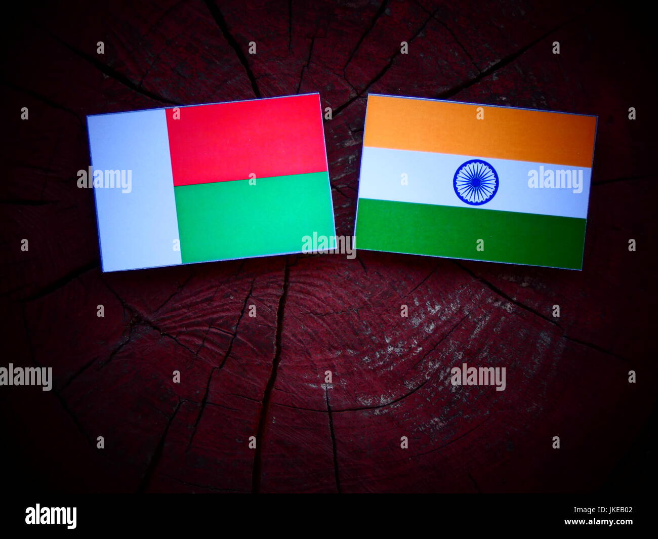 Indian flag madagascar flag hi-res stock photography and images - Alamy