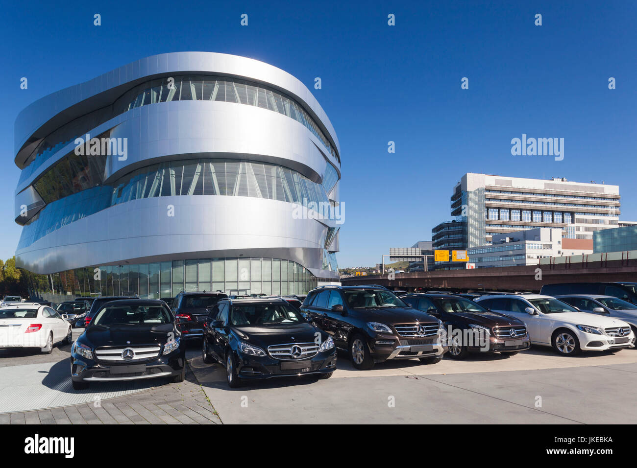 Germany, Baden-Wuerttemberg, Stuttgart - Untertuerkheim, Mercedes-Benz ...