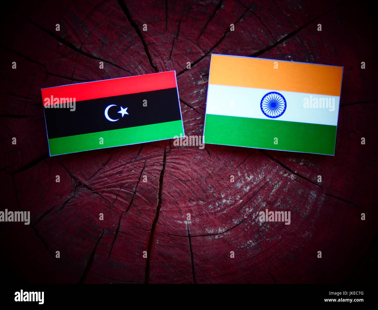 Libya india flag hi-res stock photography and images - Alamy