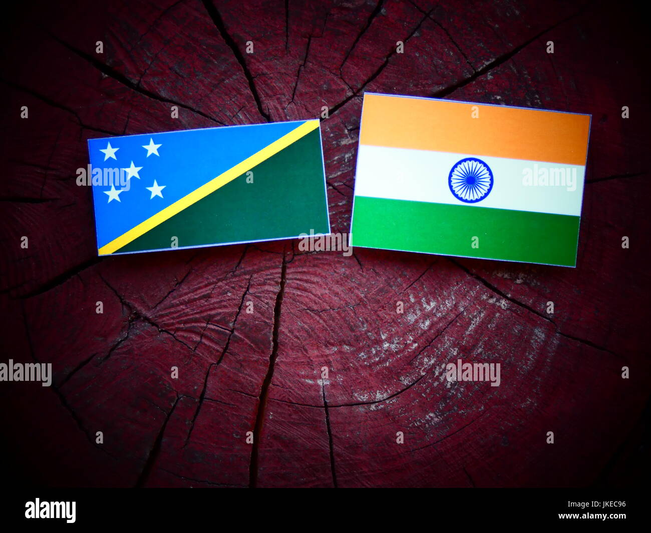 India solomon islands flag hi-res stock photography and images - Alamy