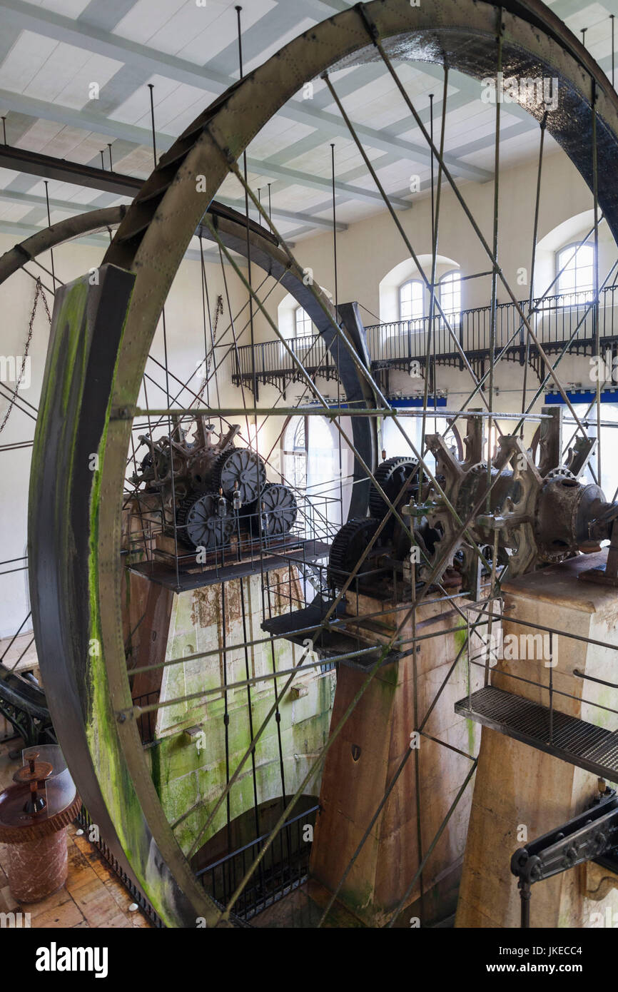Germany, Bavaria, Bad Reichenhall, Alte Saline, old saltworks, interior ...