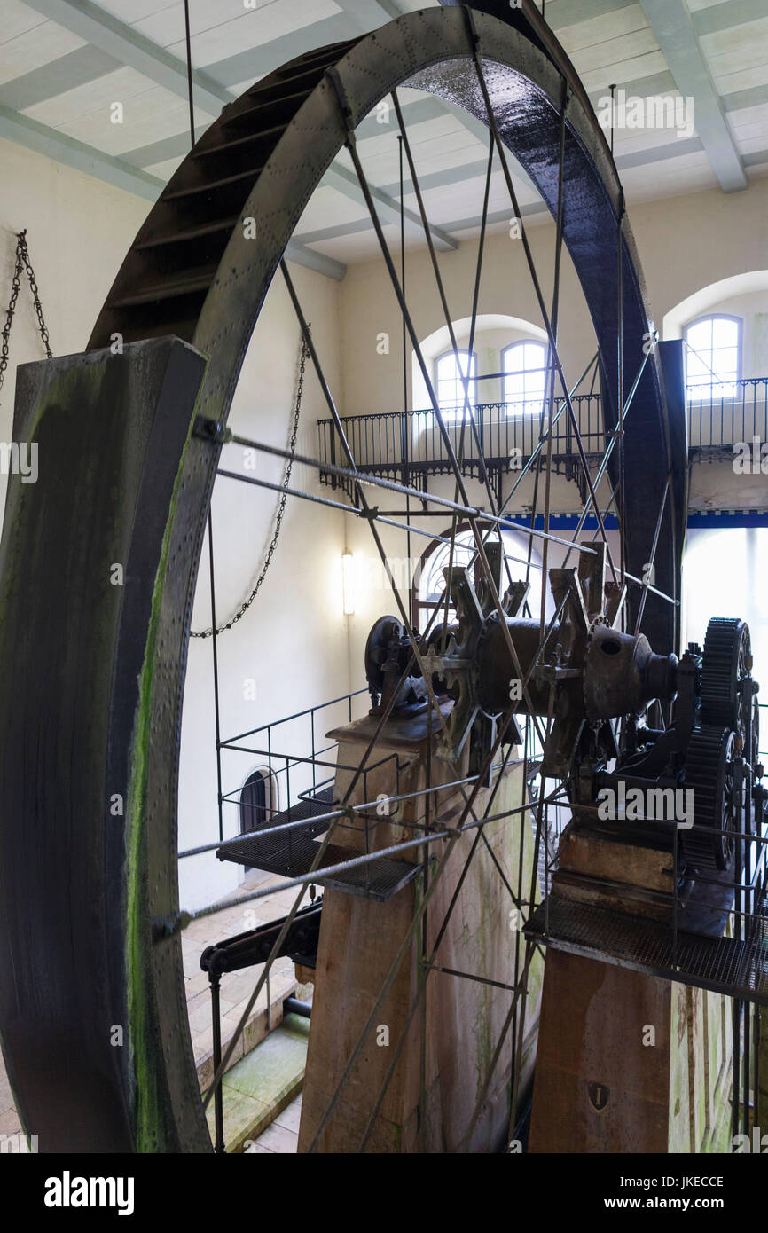 Germany, Bavaria, Bad Reichenhall, Alte Saline, old saltworks, interior ...