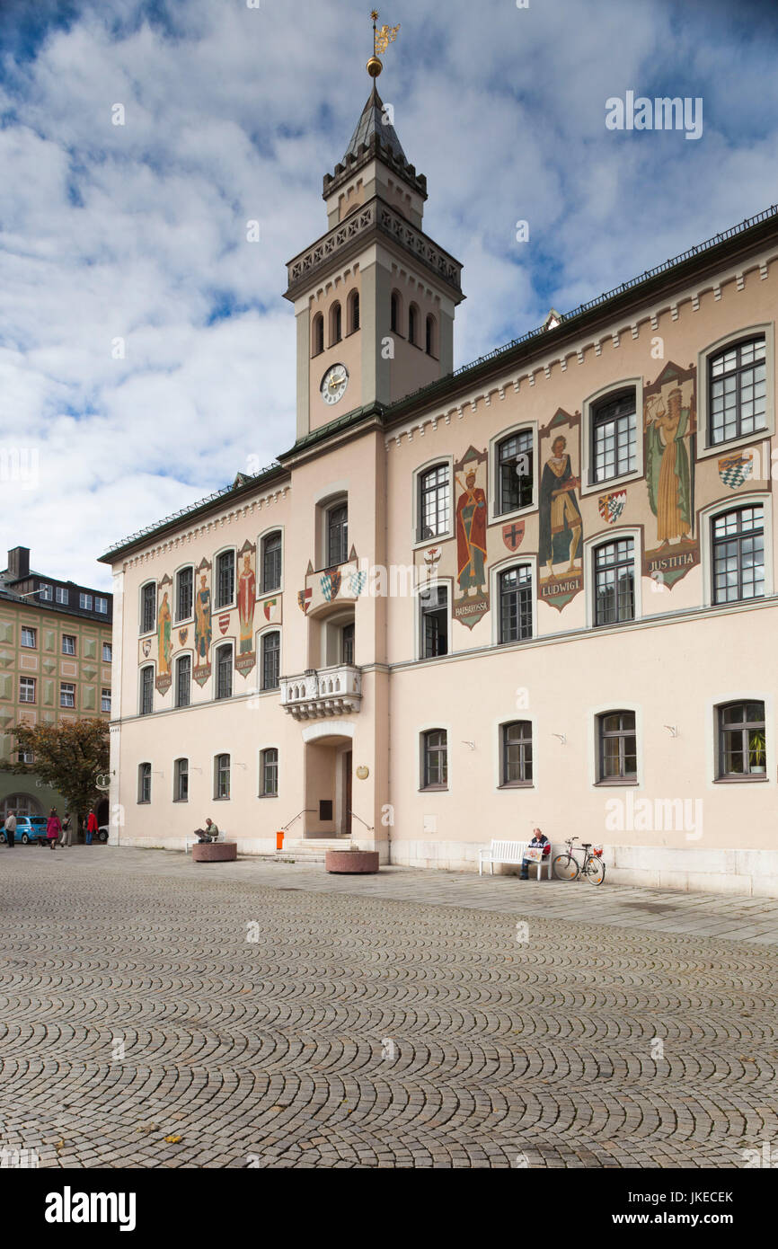 Germany, Bavaria, Bad Reichenhall, town hall Stock Photo - Alamy