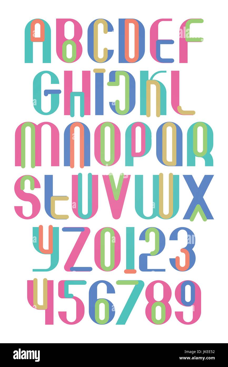 Typesetting numbers Cut Out Stock Images & Pictures - Alamy