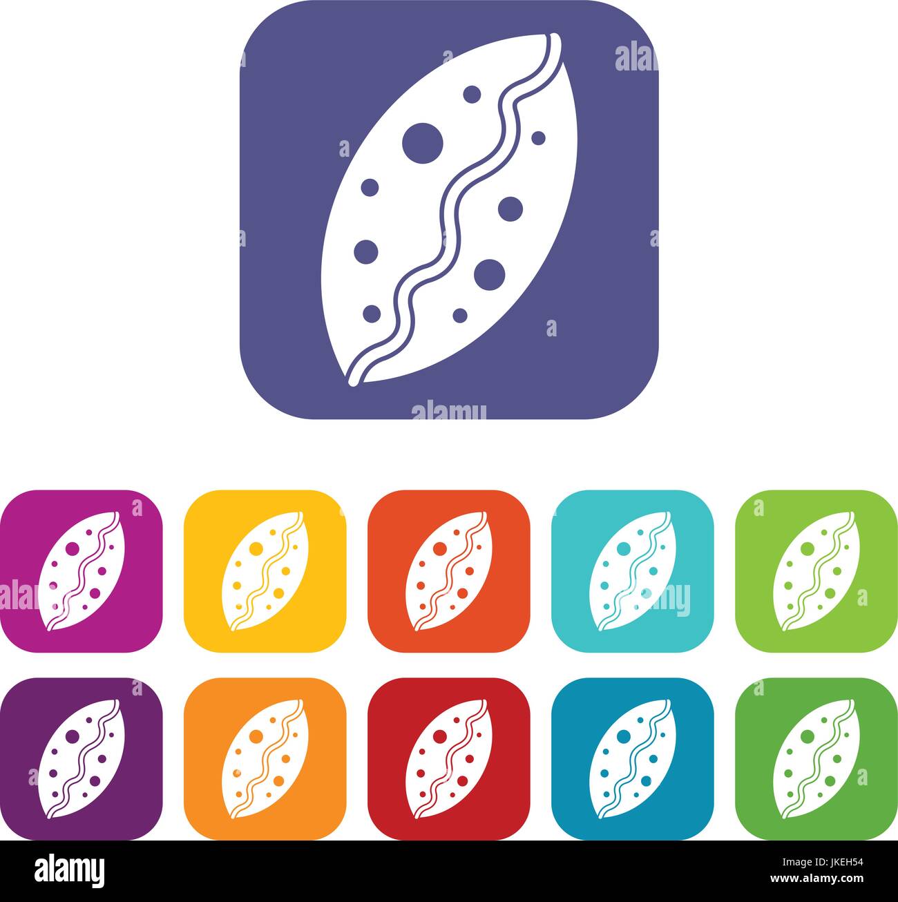 Baked pastry icons set Stock Vector Image & Art - Alamy