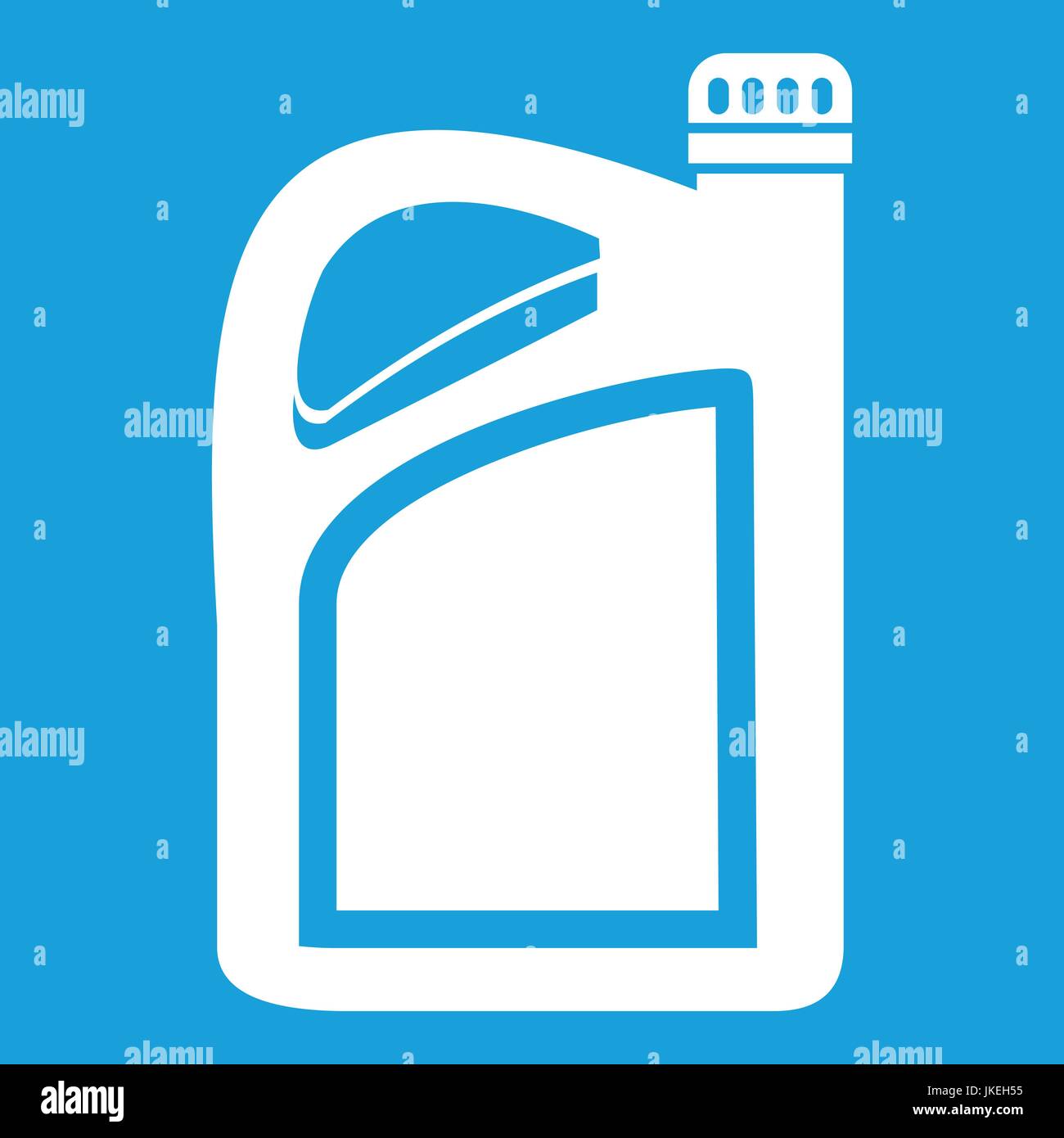 Jerrycan icon white Stock Vector Image & Art - Alamy