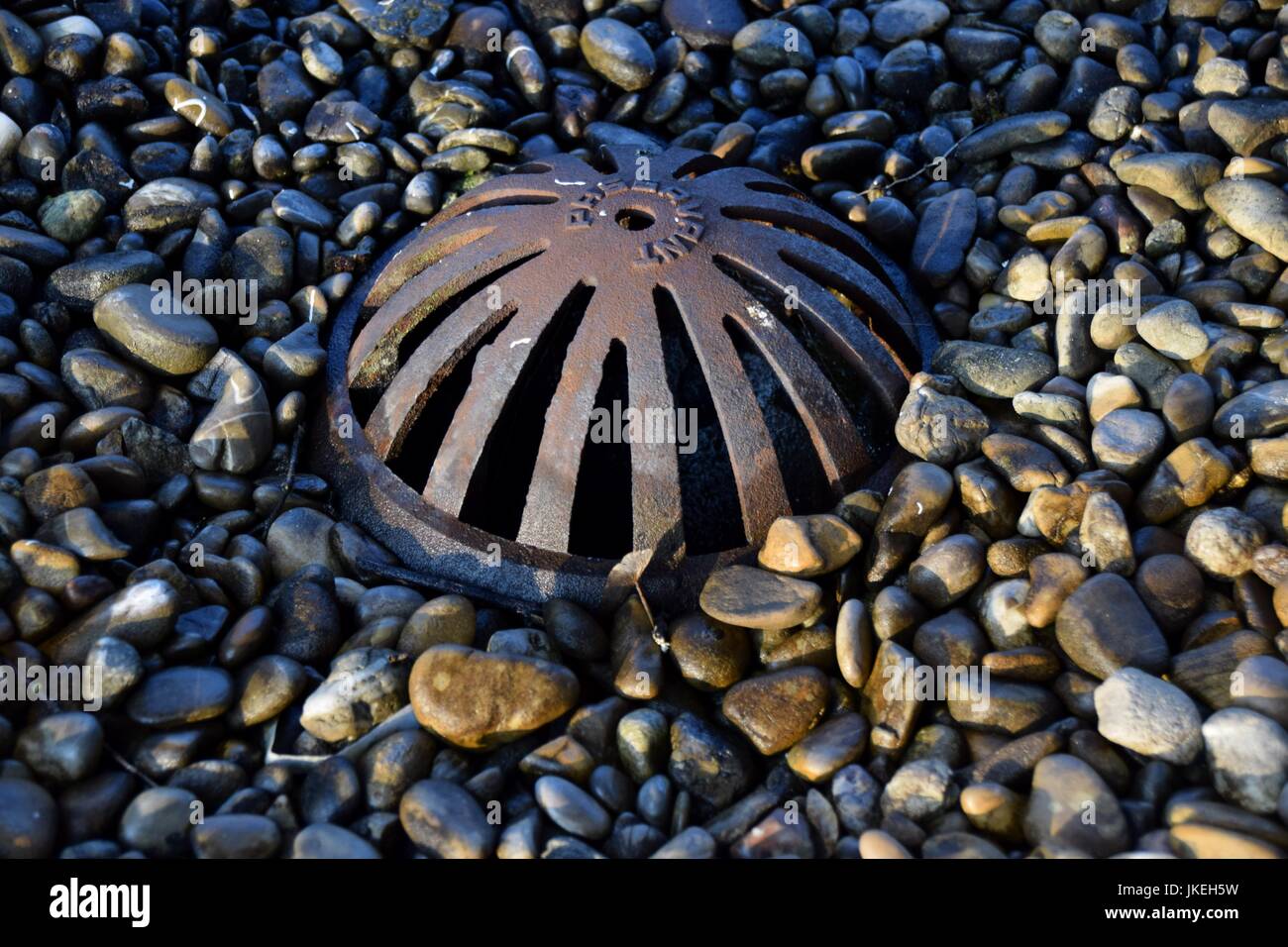 water Drainage with stones Stock Photo - Alamy