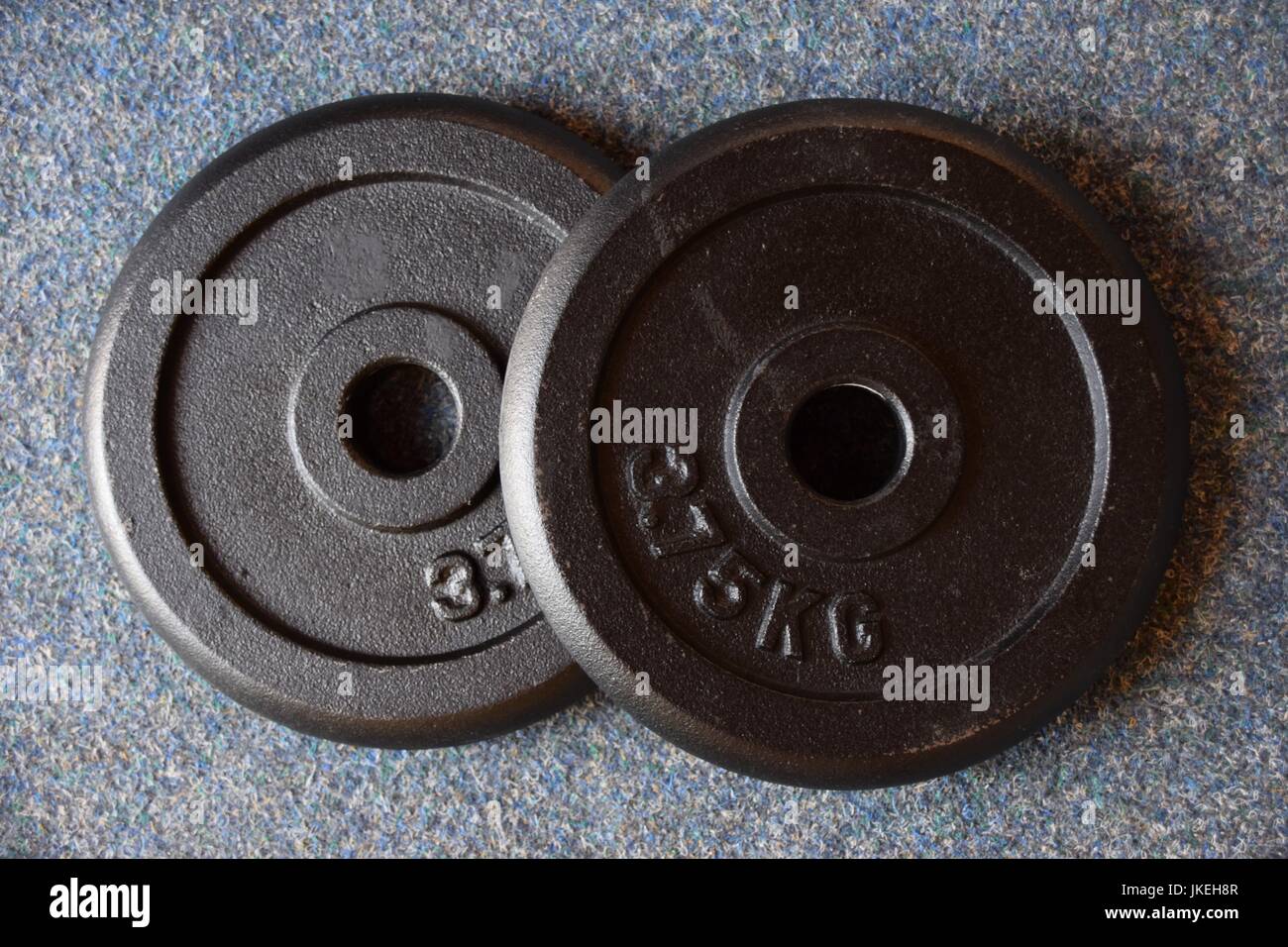 Bodybuilding weights for muscle building Stock Photo - Alamy