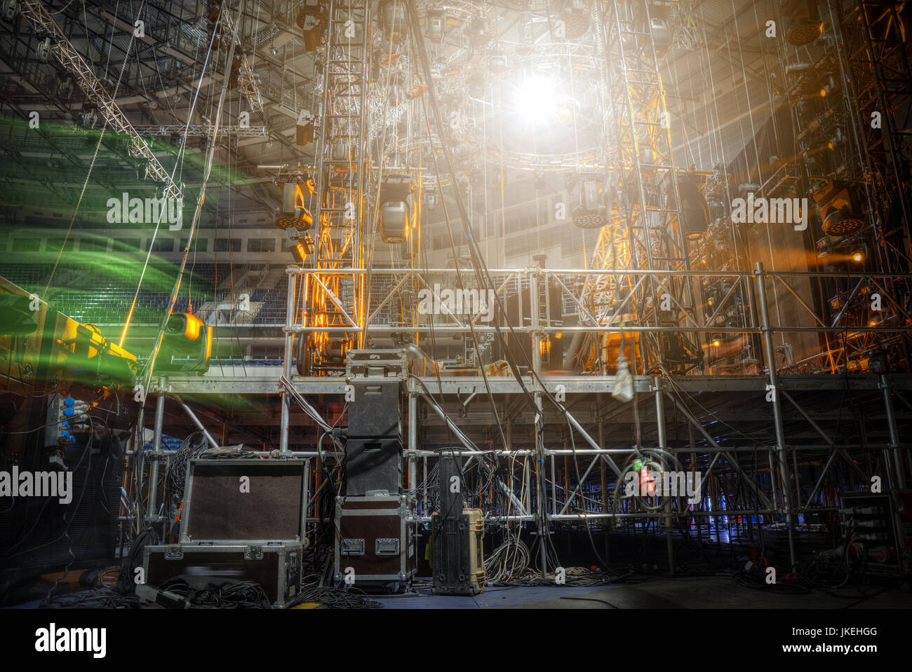 Backstage technical sound preparation big hi-res stock photography and ...