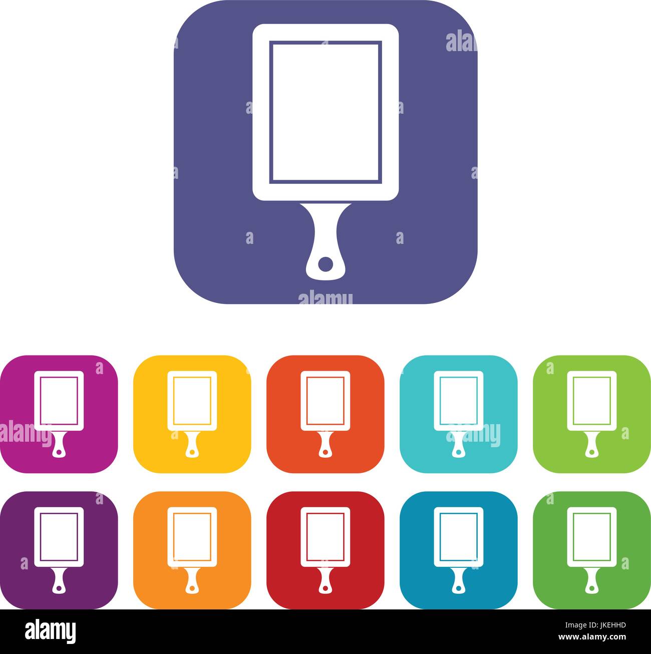 Black cutting board icons set Stock Vector Image & Art - Alamy
