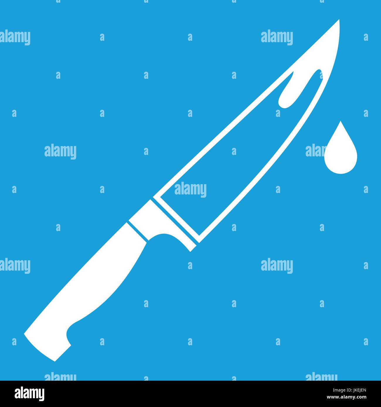 Stabbing with knife blood Stock Vector Images - Alamy