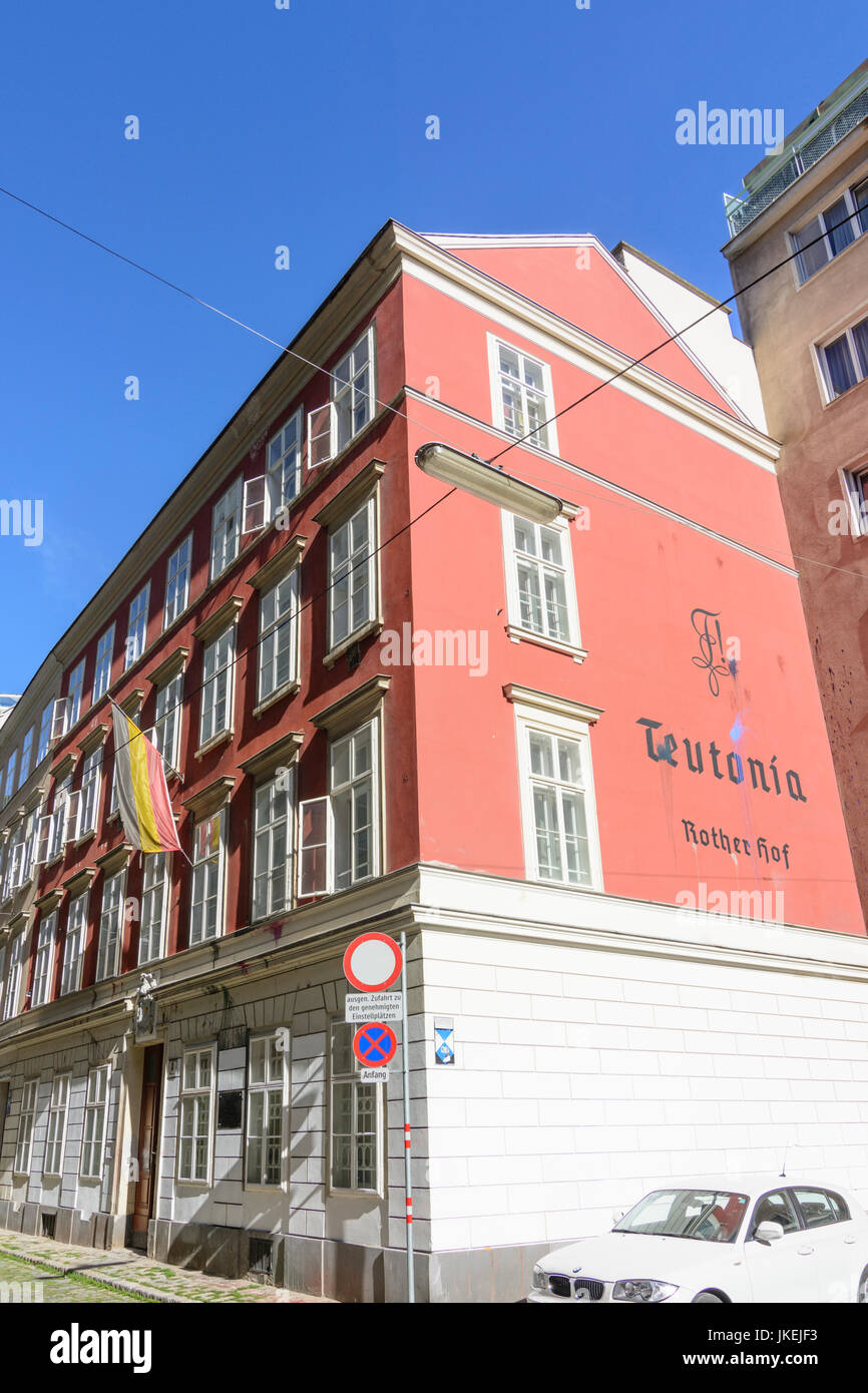 house of Burschenschaft (student fraternity) Teutonia, Wien, Vienna, 08 ...