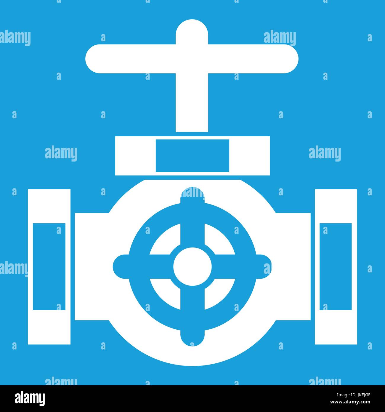 Pipe with a valves icon white Stock Vector Image & Art - Alamy