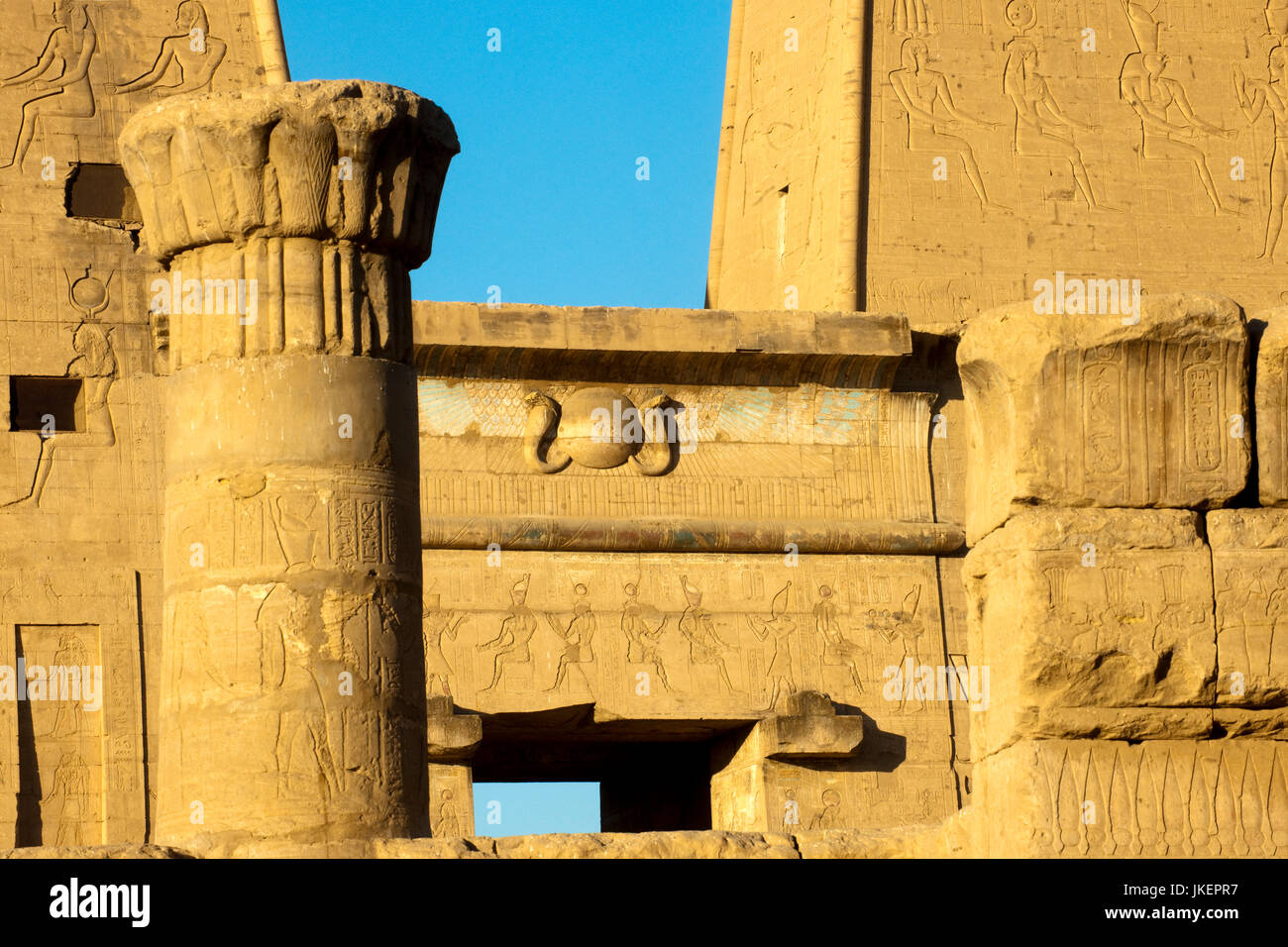 Egypt idfu edfu temple hi-res stock photography and images - Alamy