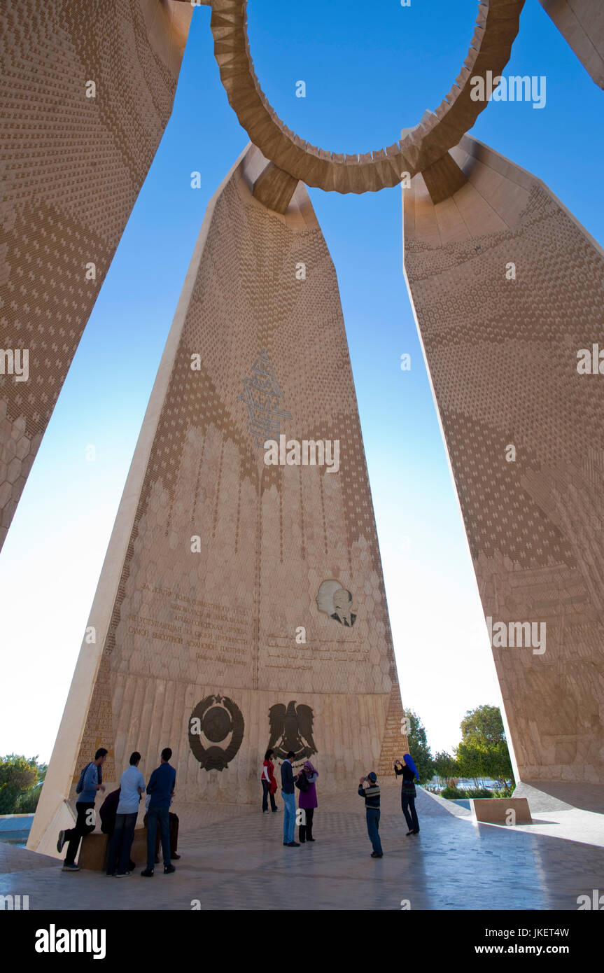 Egypt, Assuan, Russian-Egyptian Friendship Monument, Denkmal der ...