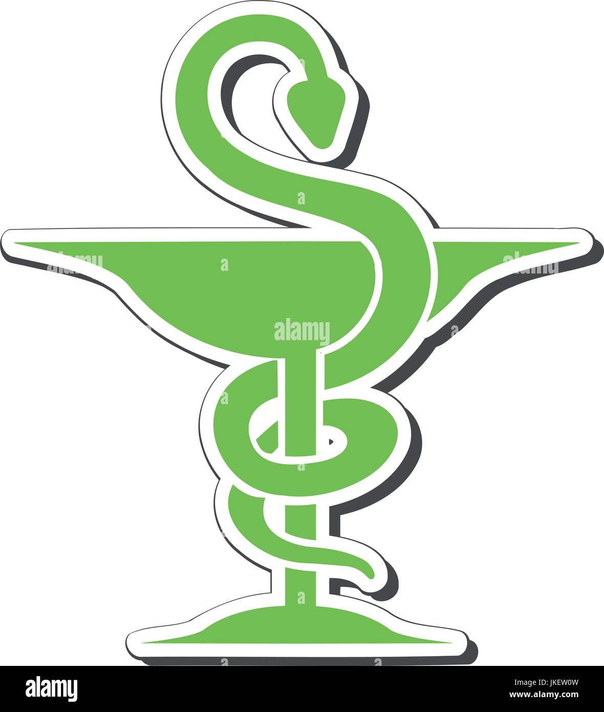 An icon of pharmacy to illustrate health, medicine and care Stock ...