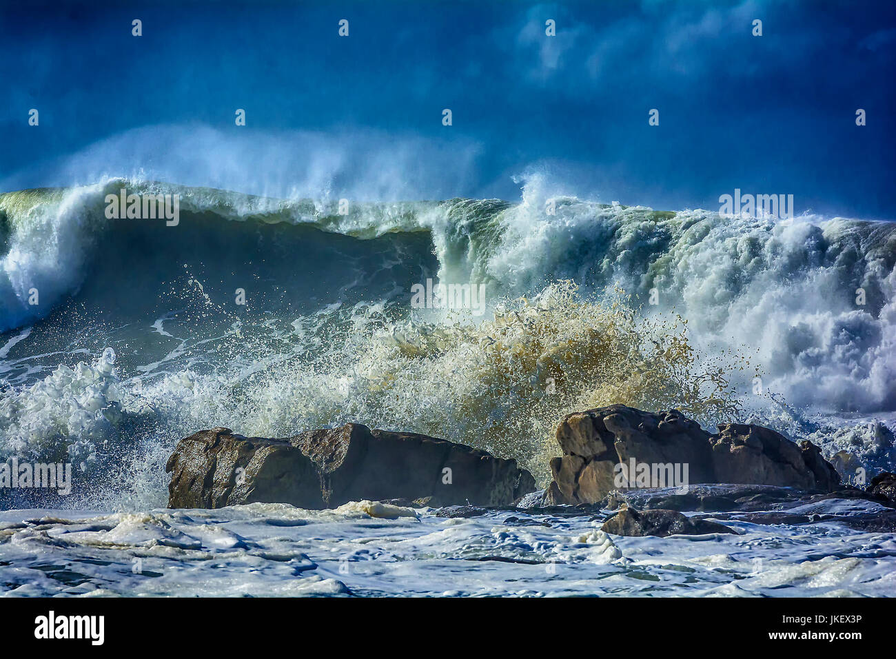 Ocean before storm Stock Photo - Alamy