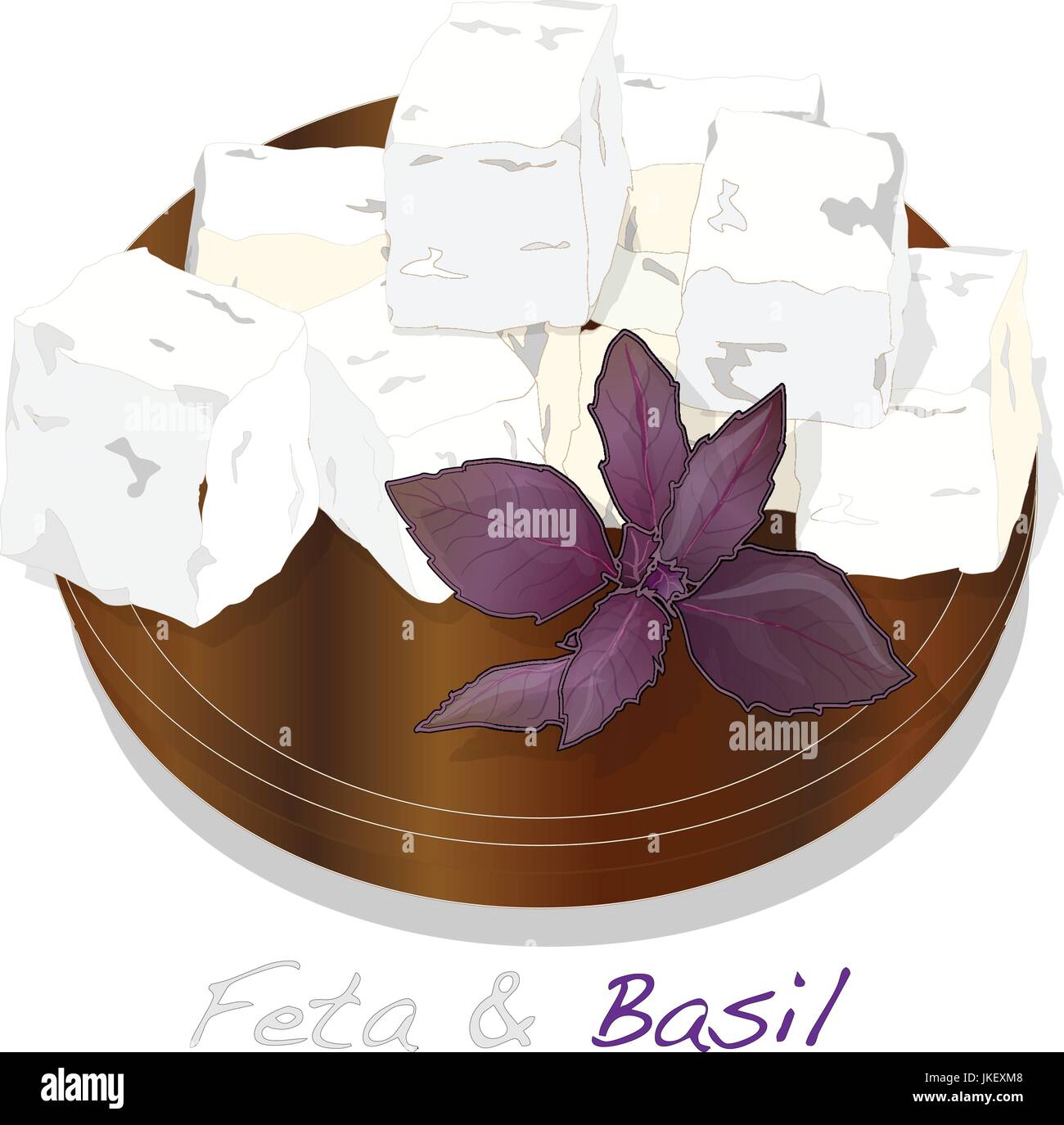 Greek feta cheese blocks vector isolated Stock Vector Image & Art - Alamy