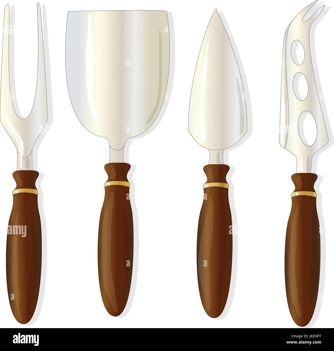 cheese knife isolated on white background Stock Vector Image & Art - Alamy