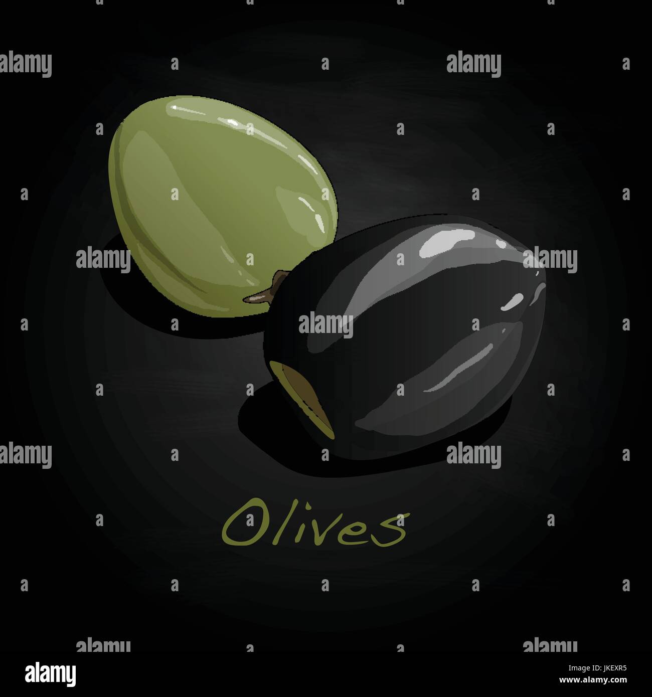 olives vector isolated Stock Vector Image & Art - Alamy