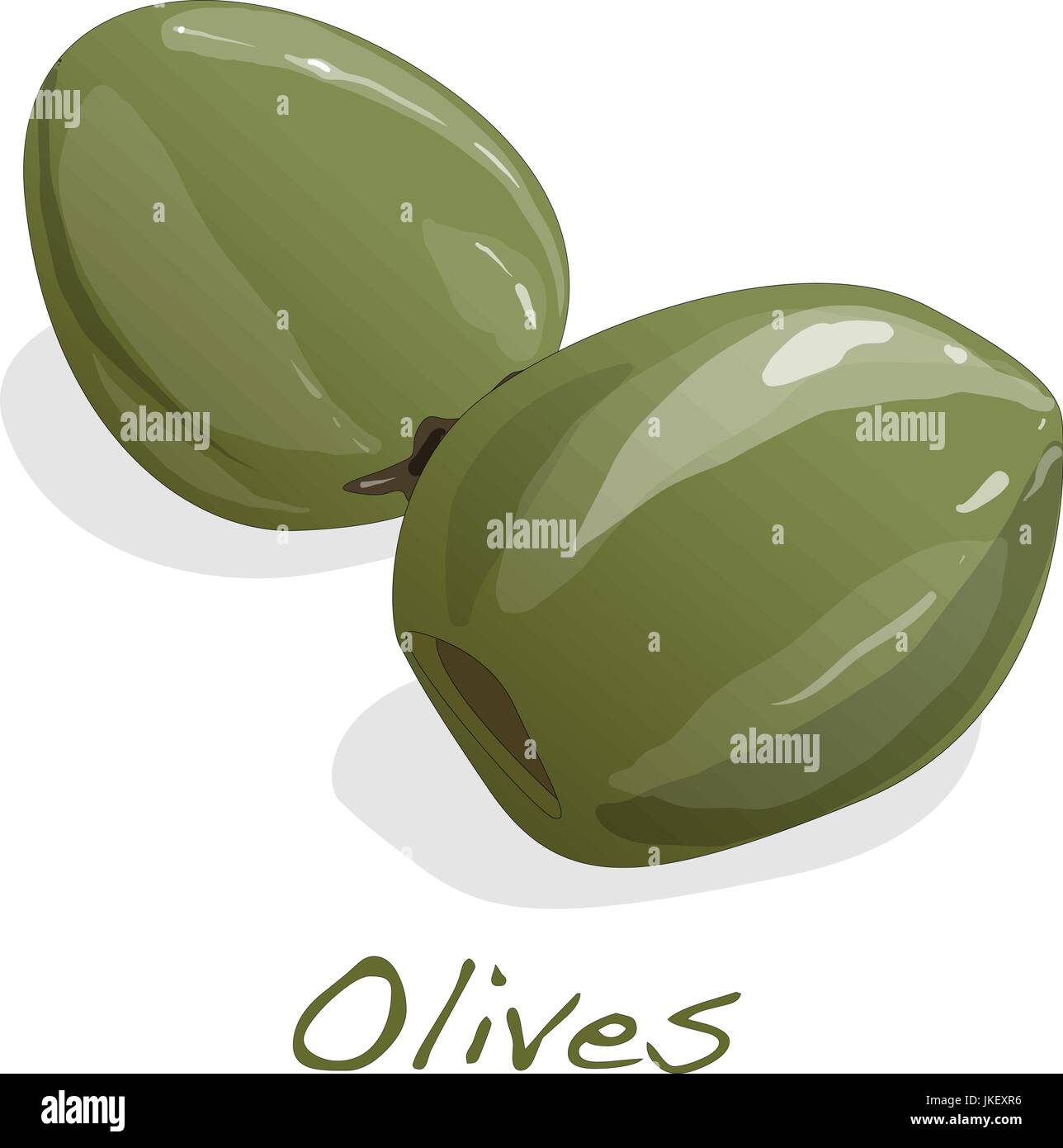 olives vector isolated on white Stock Vector Image & Art - Alamy