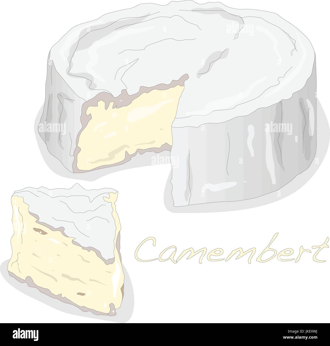 Mould cheese Stock Vector Images - Alamy