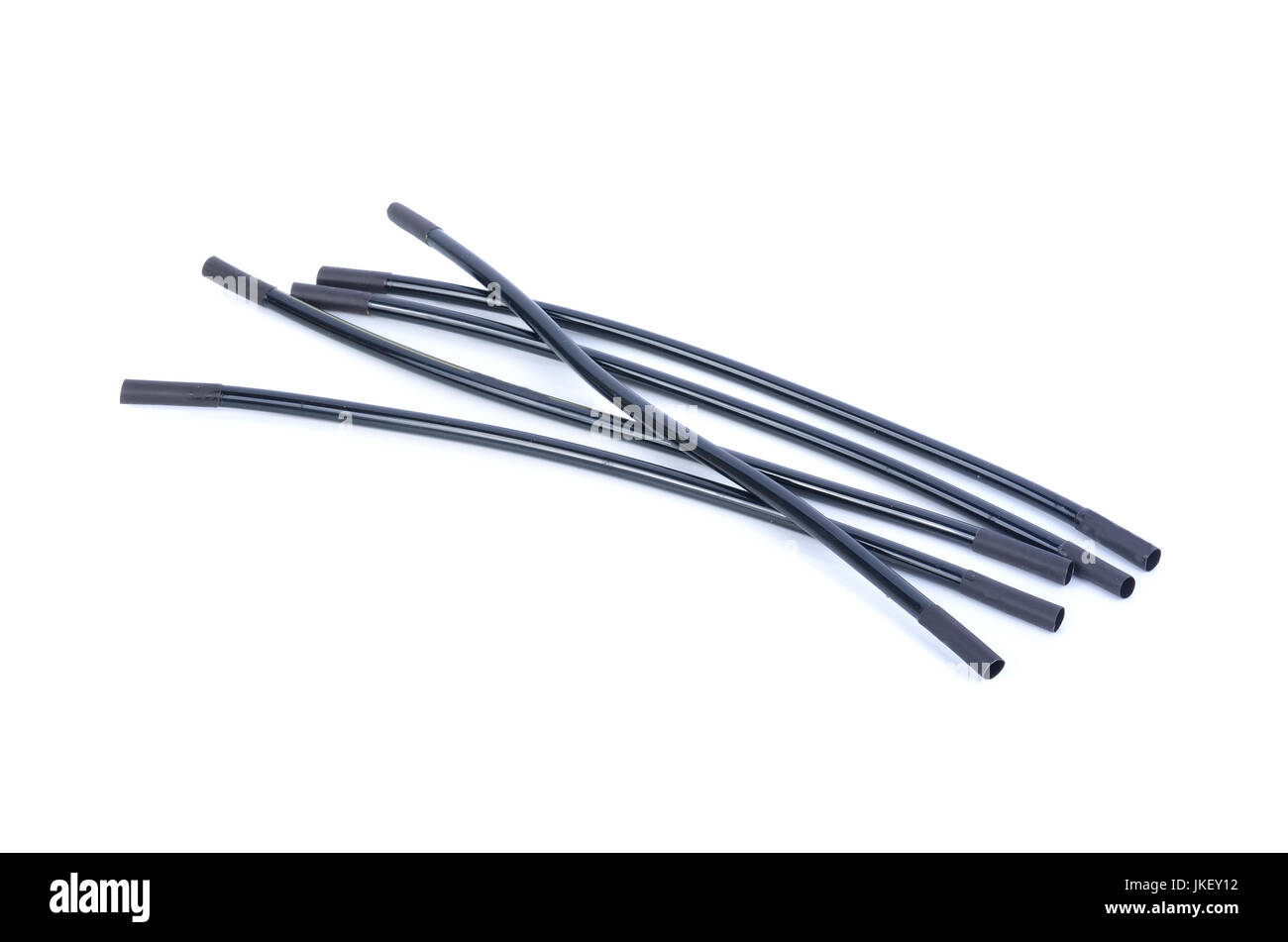 Heat Shrink Tubing on White Background Stock Photo - Alamy