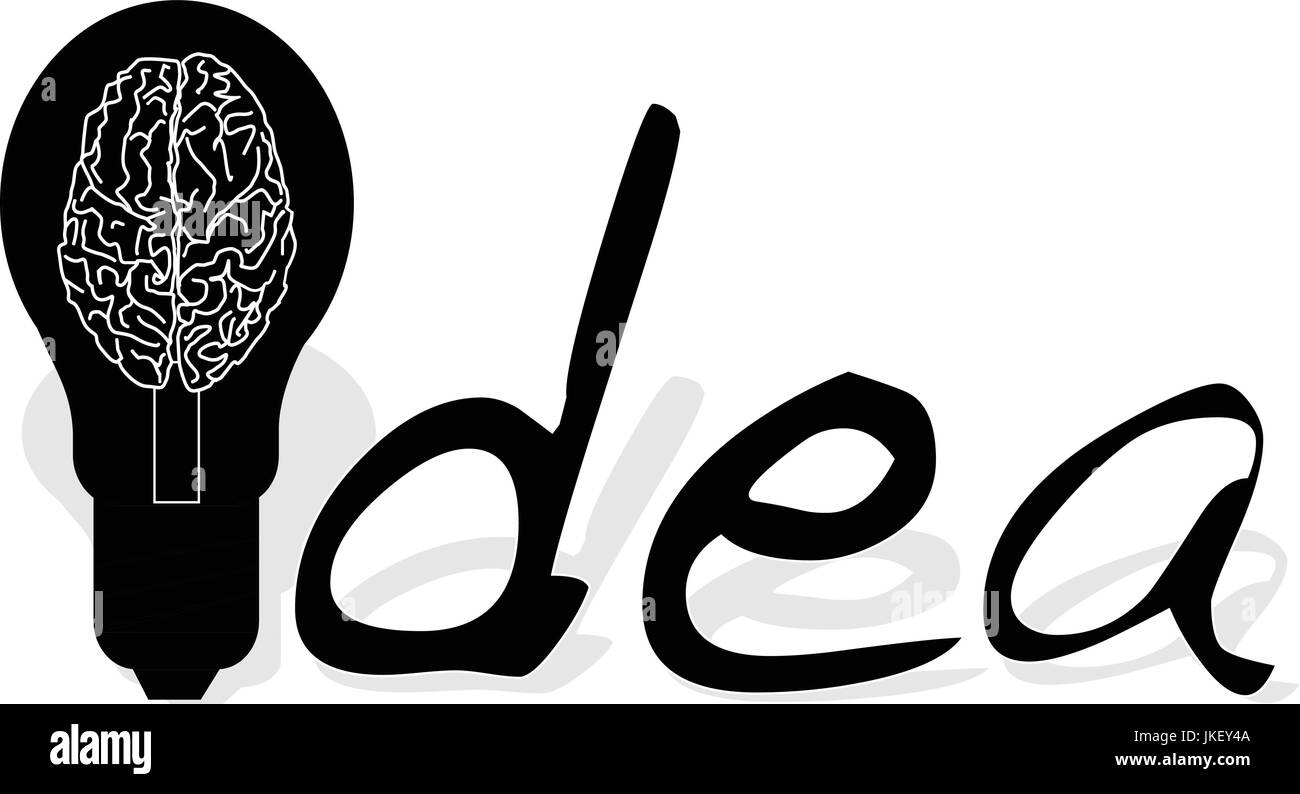 Idea lamp illustration isolated Stock Vector Image & Art - Alamy