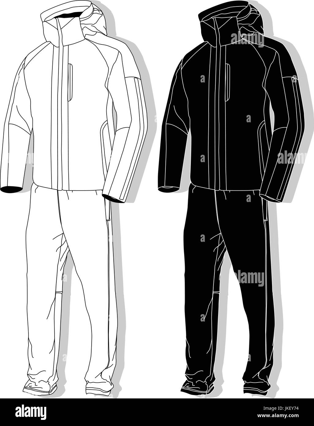 Sport suit Fashion set isolated Stock Vector Image & Art - Alamy