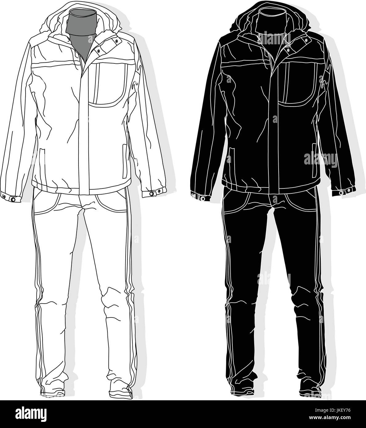 Sport suit Fashion set isolated Stock Vector Image & Art - Alamy