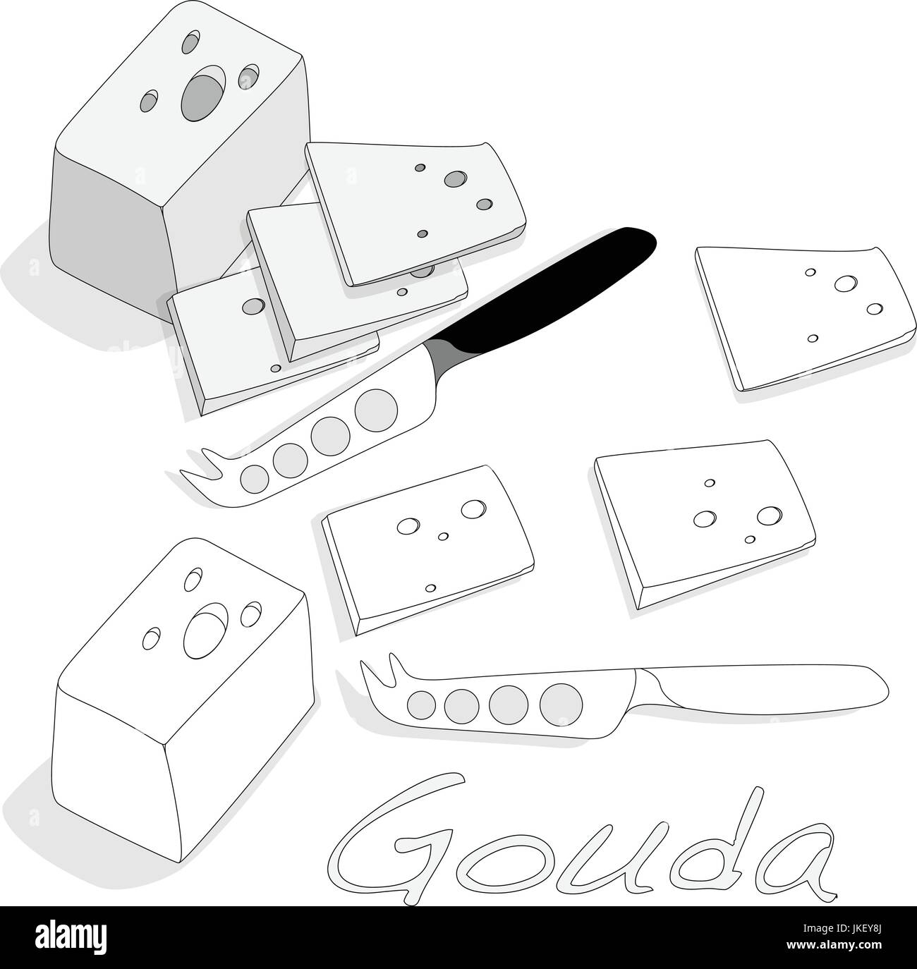 Dutch cheese studio Stock Vector Images - Alamy