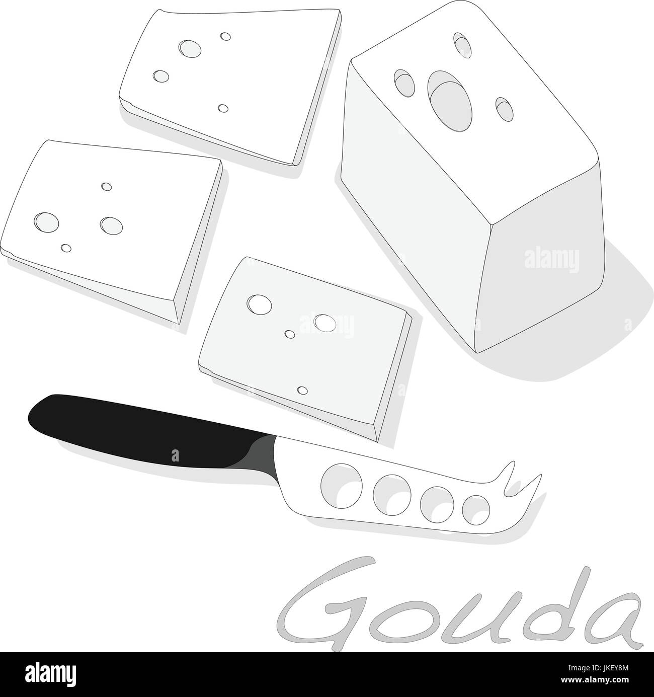 Dutch cheese studio Stock Vector Images - Alamy