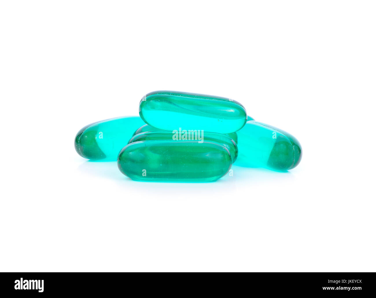 Green gel pill isolated on hi-res stock photography and images - Alamy