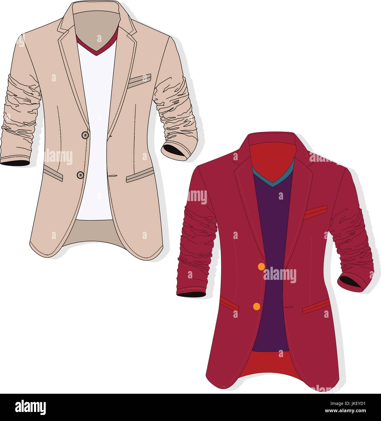 Tailored fashion design illustration Cut Out Stock Images & Pictures ...