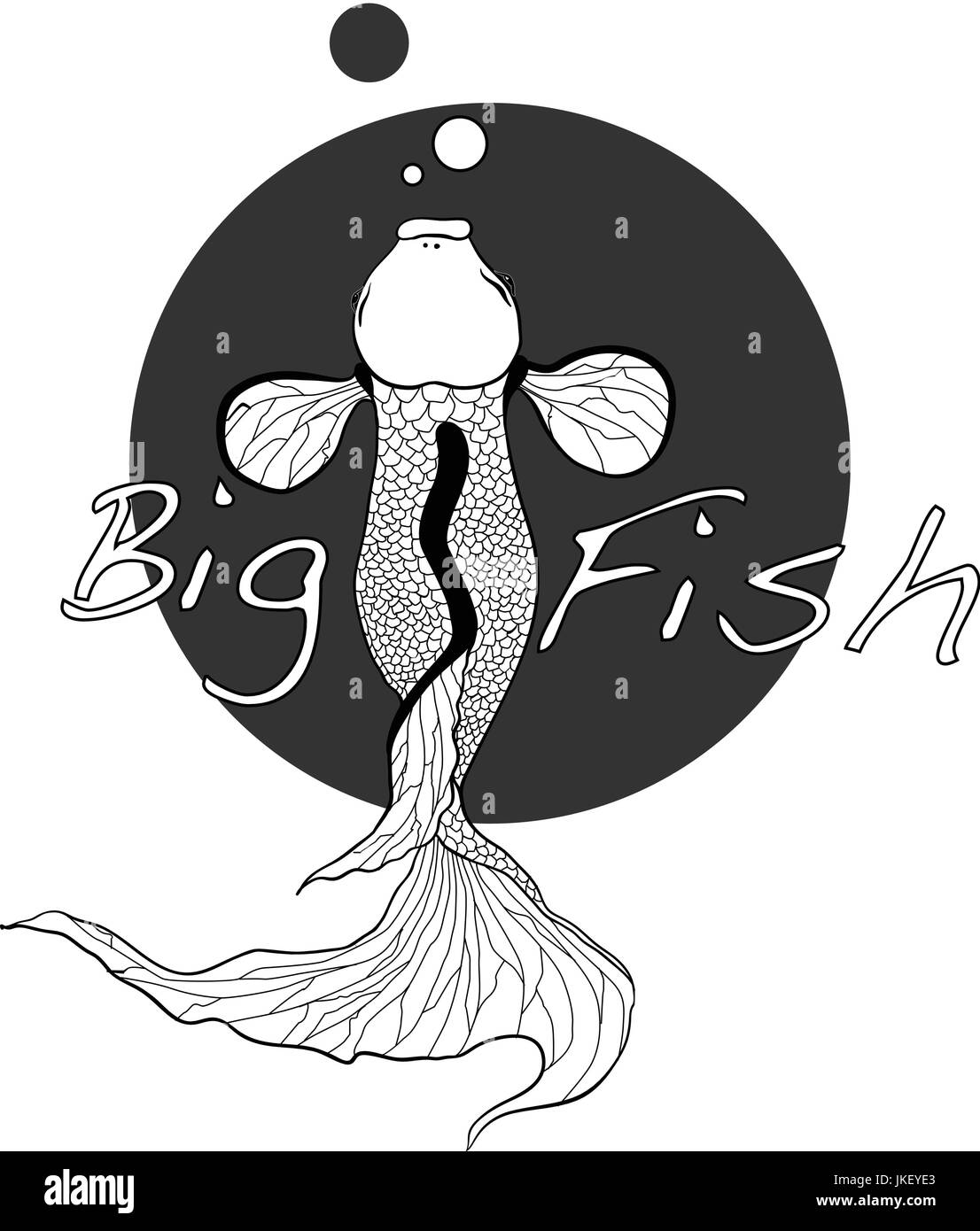 Carp fishing line Black and White Stock Photos & Images - Alamy