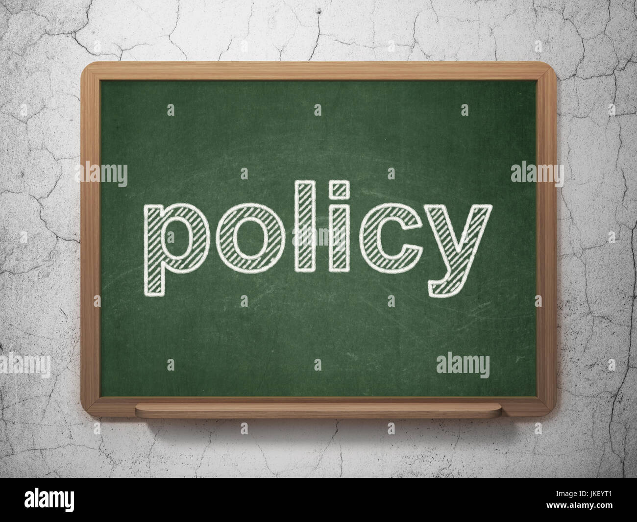 Insurance concept: Policy on chalkboard background Stock Photo - Alamy