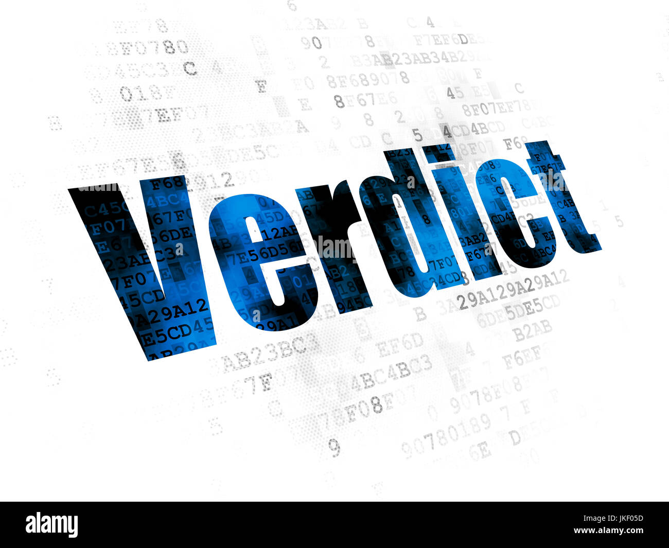 Law concept: Verdict on Digital background Stock Photo - Alamy