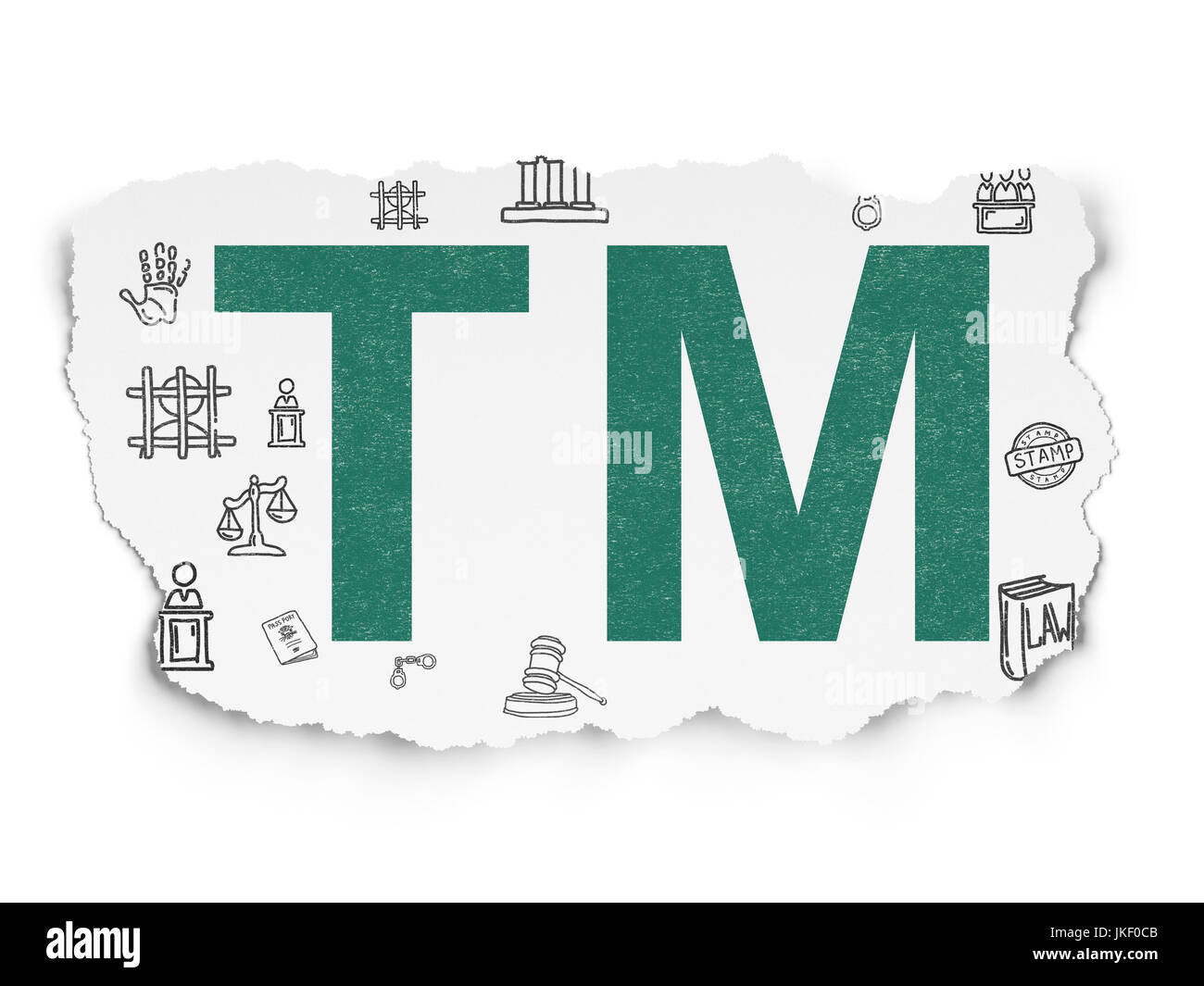 Trademark green Cut Out Stock Images & Pictures - Alamy